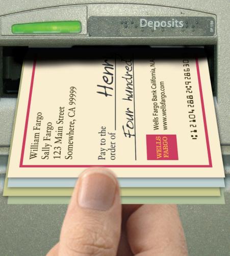Technology!? ATM deposit without envelope! – Trees & Flowers & Birds!